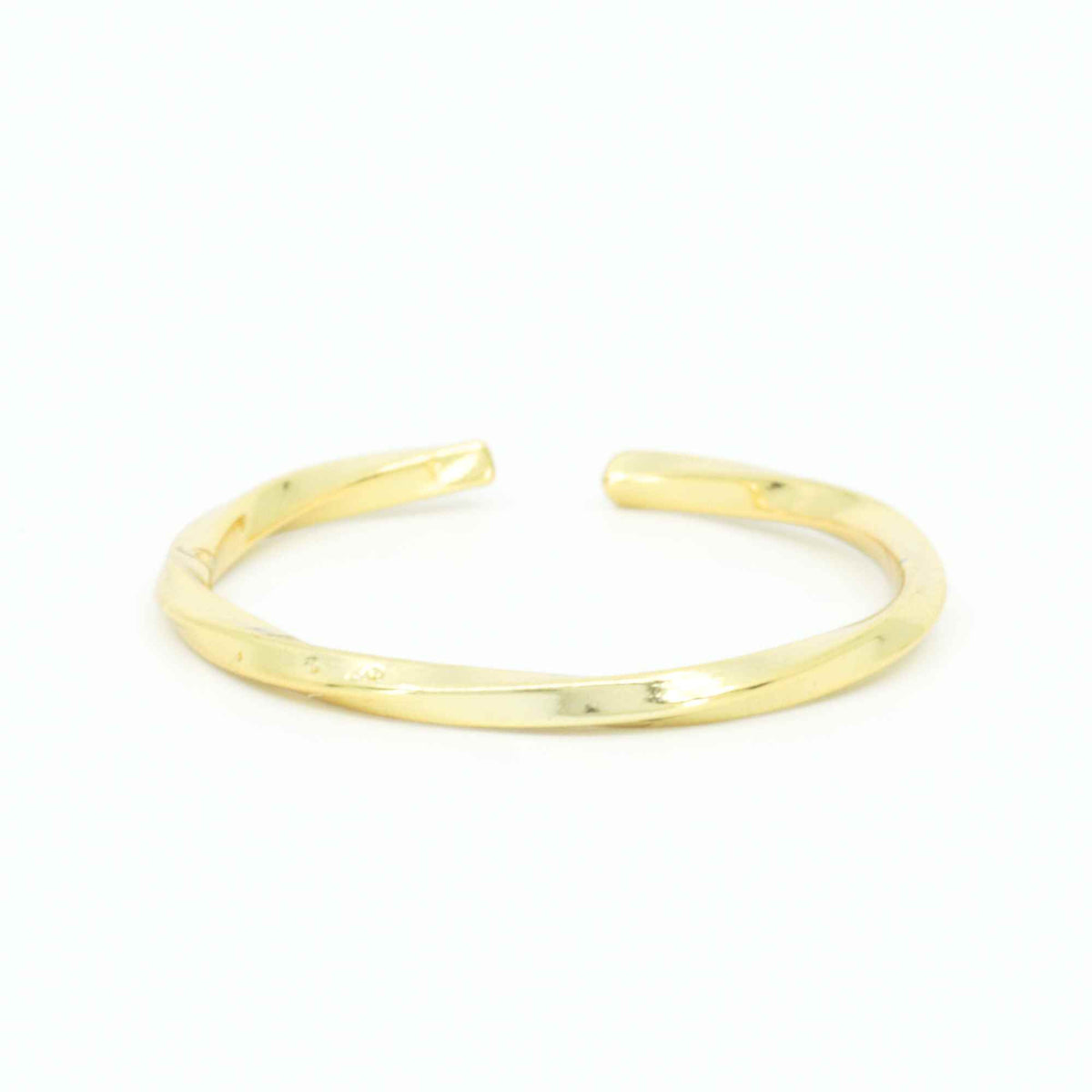 Tiny Thin Open Adjustable Dainty Ring - Resizable Gold and Silver Band – Satinski